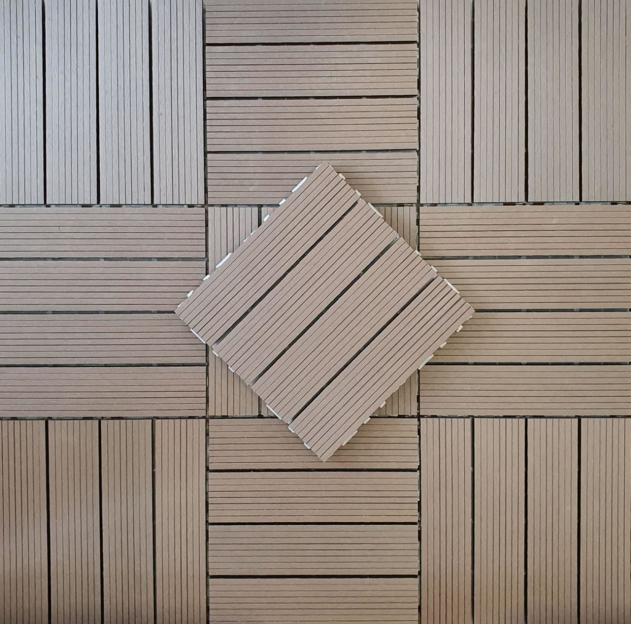 Scandura pentru terasa decking H07 Dark Brown Plastic Composite (white ...